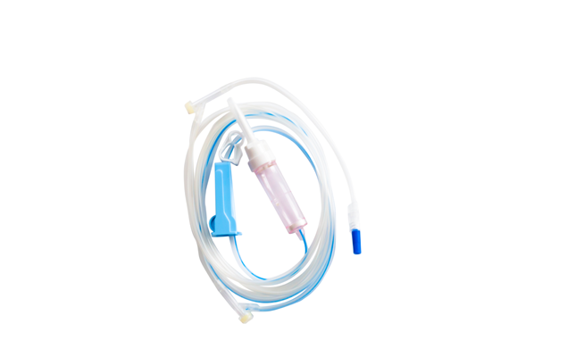 265cm extra long giving set with 20dpm vented spike